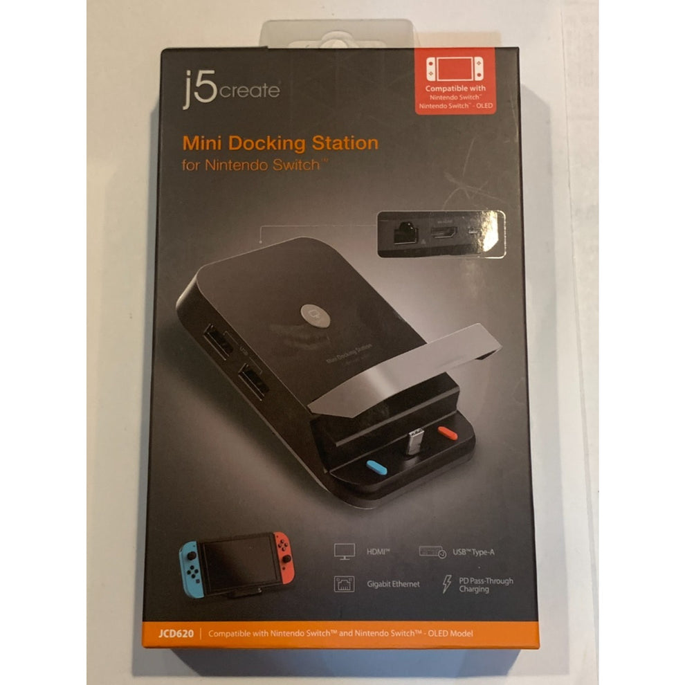 j5create JCD620 Mini Docking Station for Nintendo Switch - New ...
