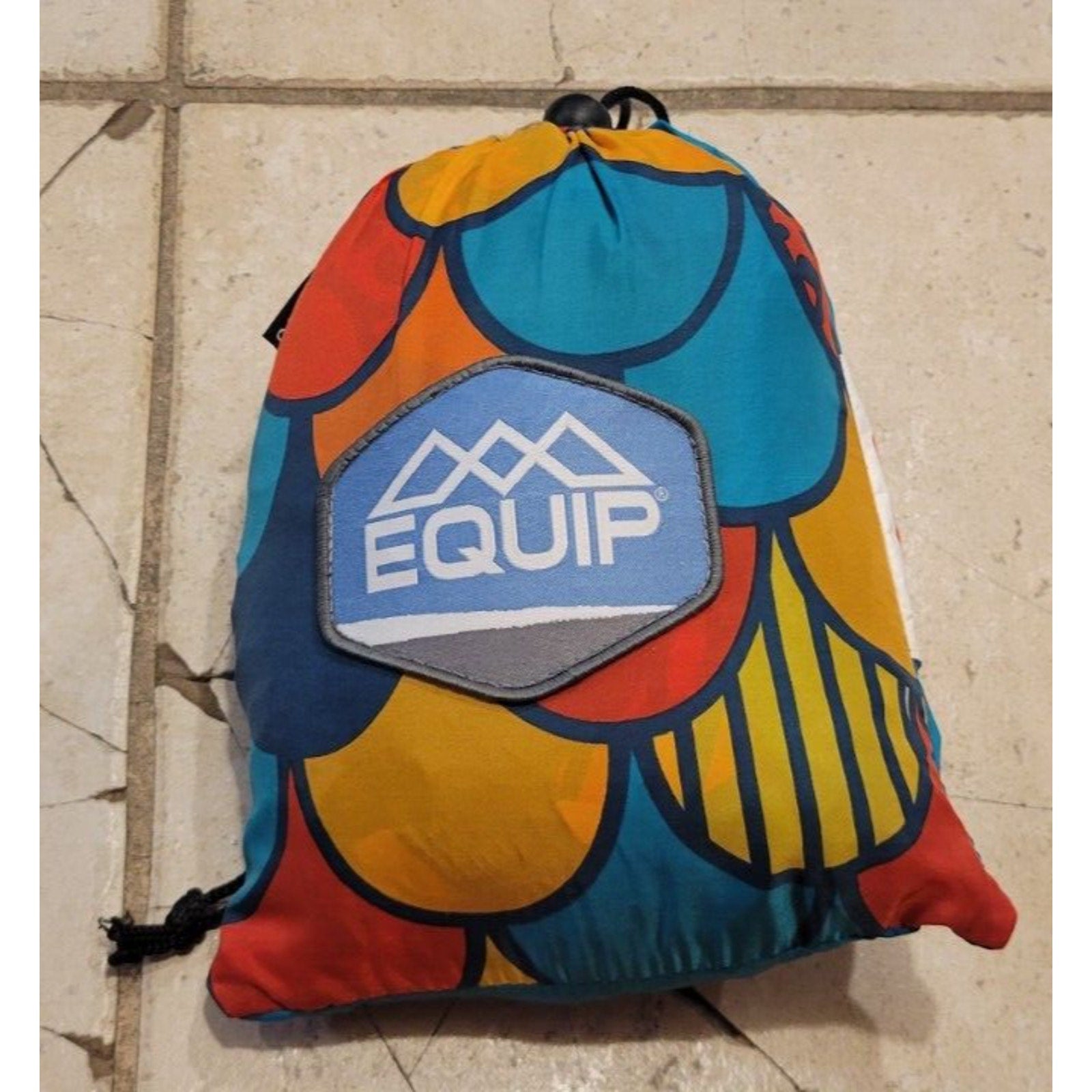 EQUIP One Person Travel Hiking 1.2 lb Hammock 400 lb Weight Capacity ...