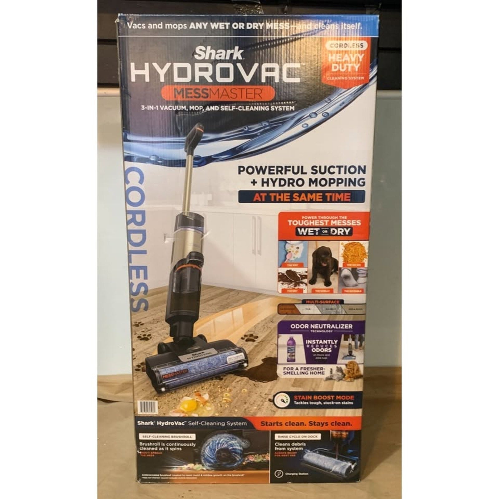 Shark HydroVac MessMaster 3-in-1 Vacuum Cordless WD261 – Wolfpack Trading